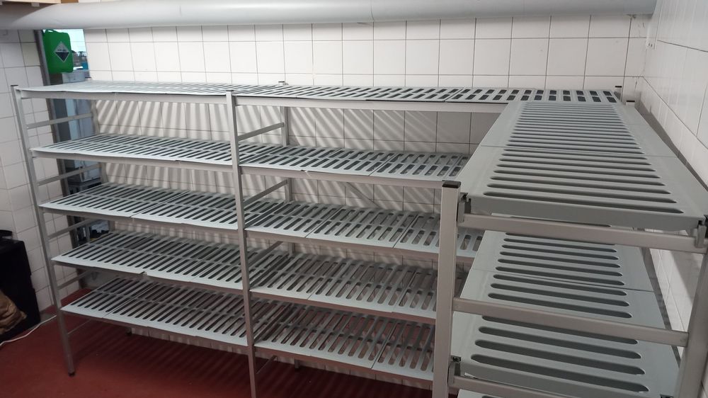Regalsystem / Regal / Regalset Alu für Kühl- und TK-Zelle (Gebraucht ...