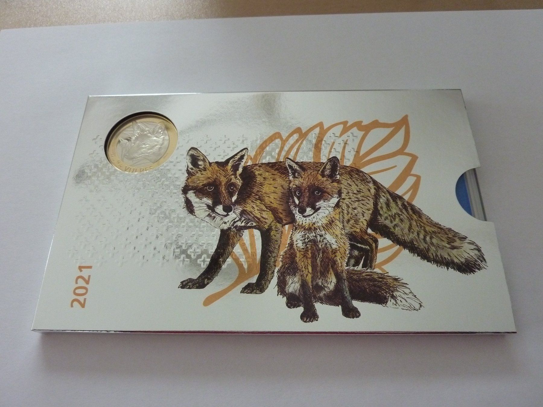 Schweizer Münzsatz : Fuchs 2021 , PP , 85.- Kat. (Neu und ...
