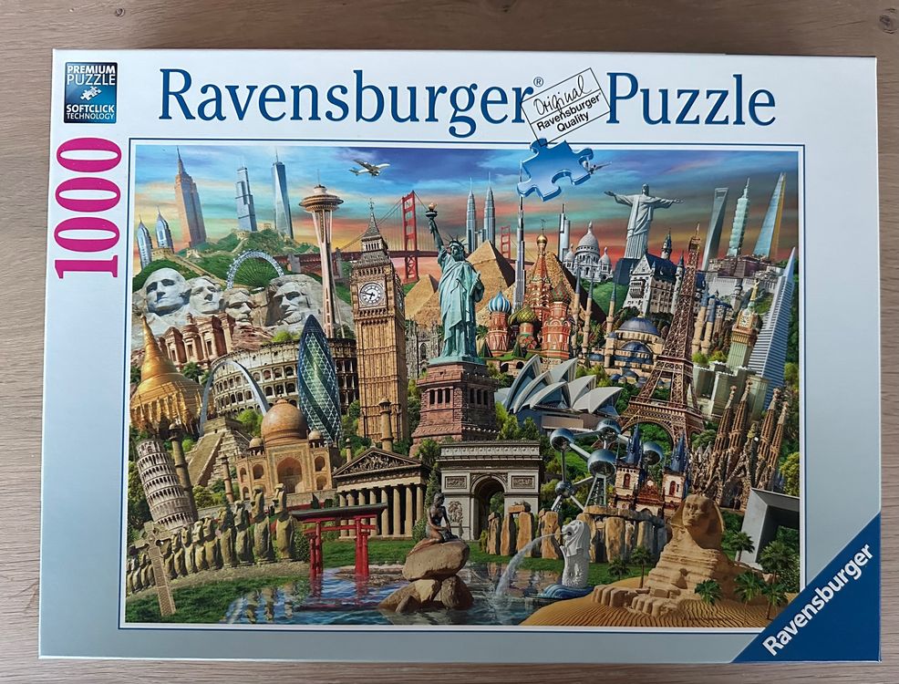 Ravensburger 1000 Teile Sehenswürdigkeiten (Gebraucht) in Schaffhausen ...