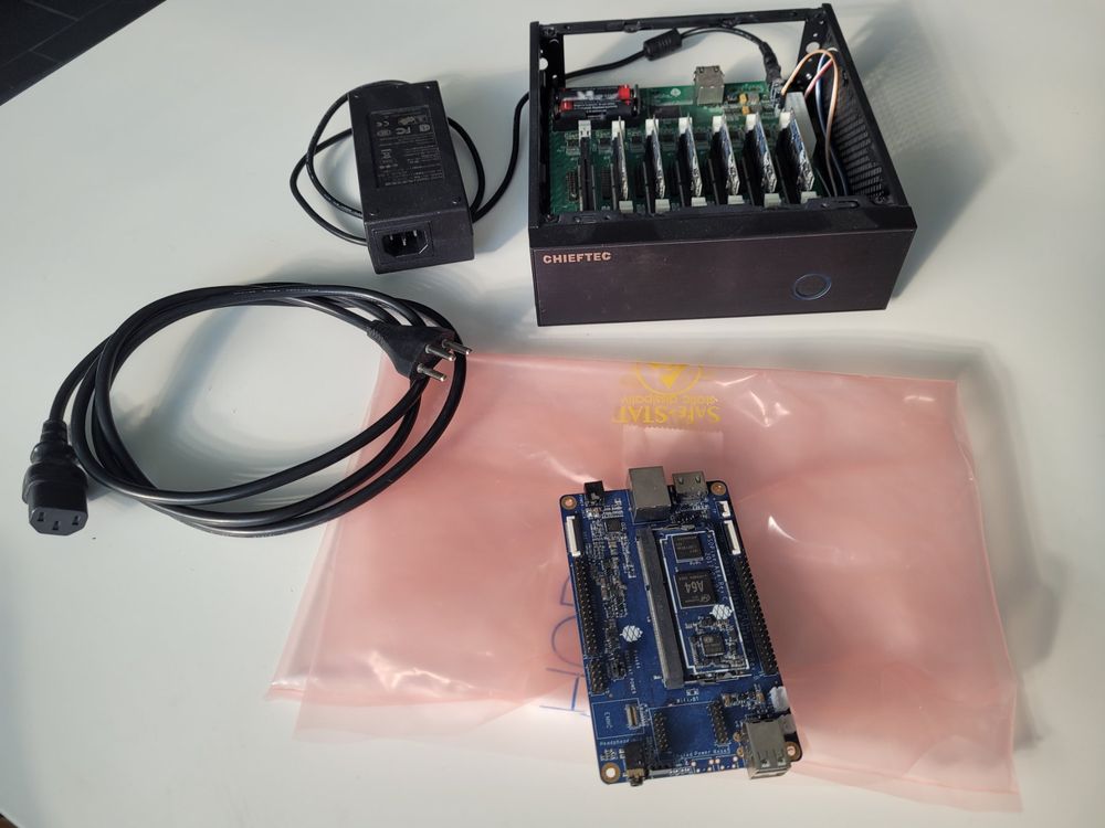 Sopine A64 Cluster (wie Raspi Cluster), inkl 7 SOPine Module (Gebraucht ...