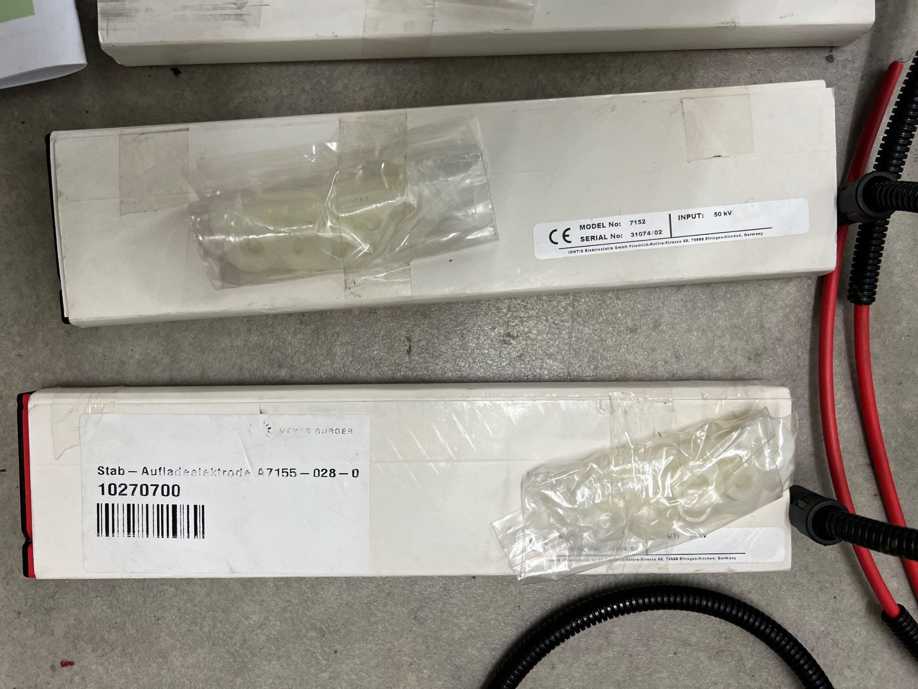 Lot de 4 Électrodes de charge haute densité IONTIS 7152 (Neu (gemäss ...