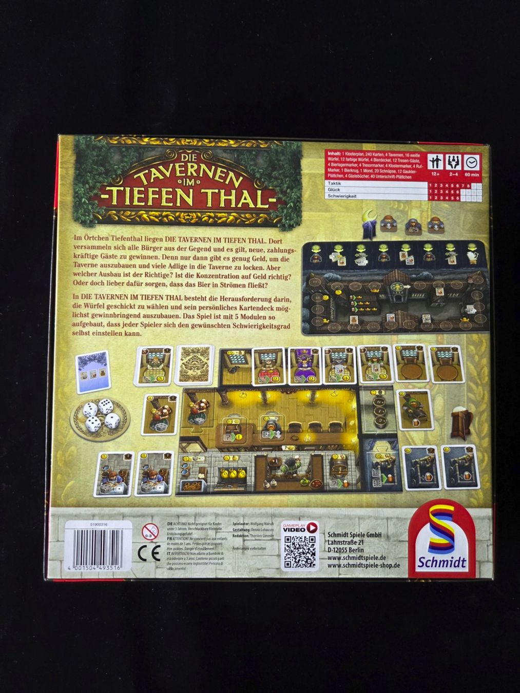 Die Tavernen im tiefen Thal (Brettspiel) (Neu (gemäss Beschreibung)) in Freienbach für CHF 15 ...