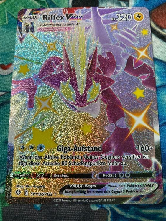 Pokemonkarte Riffex Vmax Shiny | Kaufen auf Ricardo