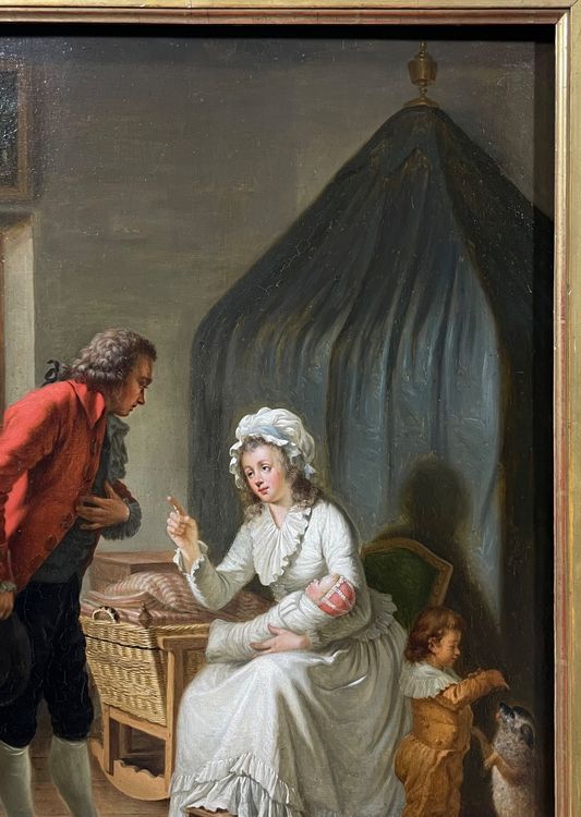 Antikes Barock Gemälde mit faszinierender Malerei | Kaufen auf Ricardo