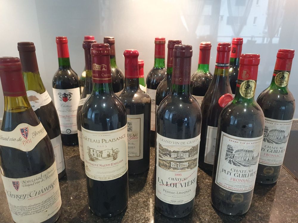 16 Französische Weine ab 1972 Sammlerweine (Neu (gemäss Beschreibung ...