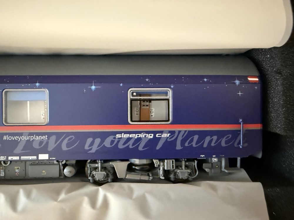 L.S.Models ÖBB NIGHTJET LIMITIERT SCHLAFWAGEN WLABmz Bmz (Neu und ...