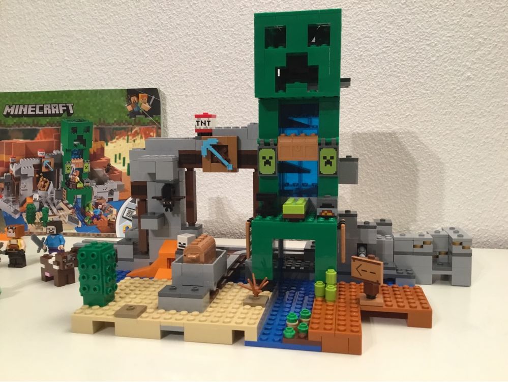 Lego Minecraft the Creepermine 21155 von 2019 komplett (Gebraucht) in ...