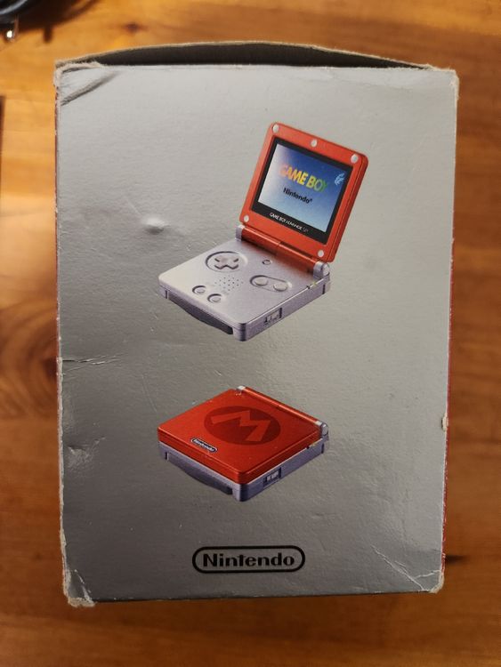 Game Boy Advance SP Mario Limited Edition Pak OVP Rar (Gebraucht) in ...