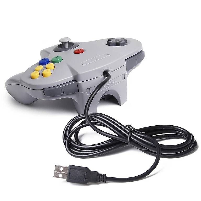 USB N64 Controller für PC, Mac & Raspberry Pi Retro Gamepad (Neu ...