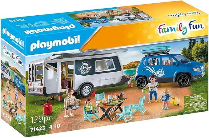 Playmobil 71423 Wohnwagen Camping Auto Family Fun | NEU OVP (Neu und ...