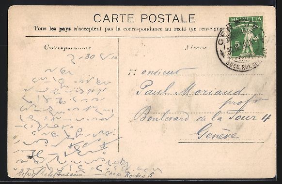 Genève, La bise hiver 1903, Parc Mon Re (Gebraucht) in Berlin für CHF 7 ...