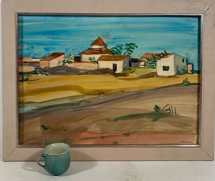 Hans Weidmann (1918-1997) Aquarell (Gebraucht) in Root für CHF 15 – mit Lieferung auf Ricardo kaufen