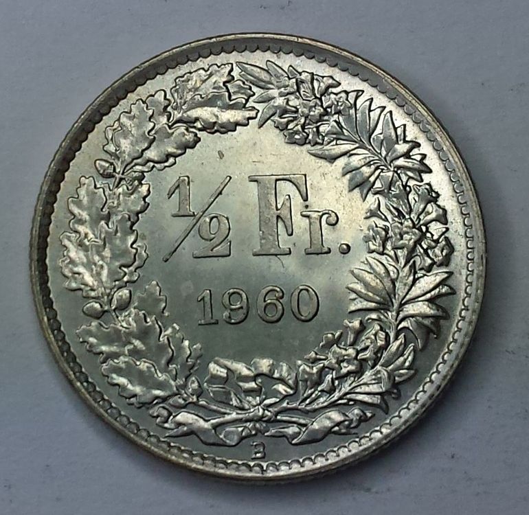 50 Rappen Münze 1960 (Gebraucht) in Luzern für CHF 5 – mit Lieferung ...