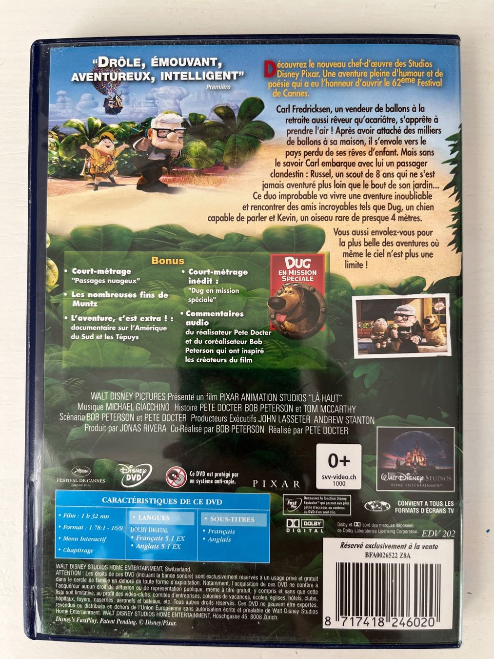 Disney Pixar DVD 📀 | Là - Haut (FR/EN) (Neu (gemäss Beschreibung)) in ...