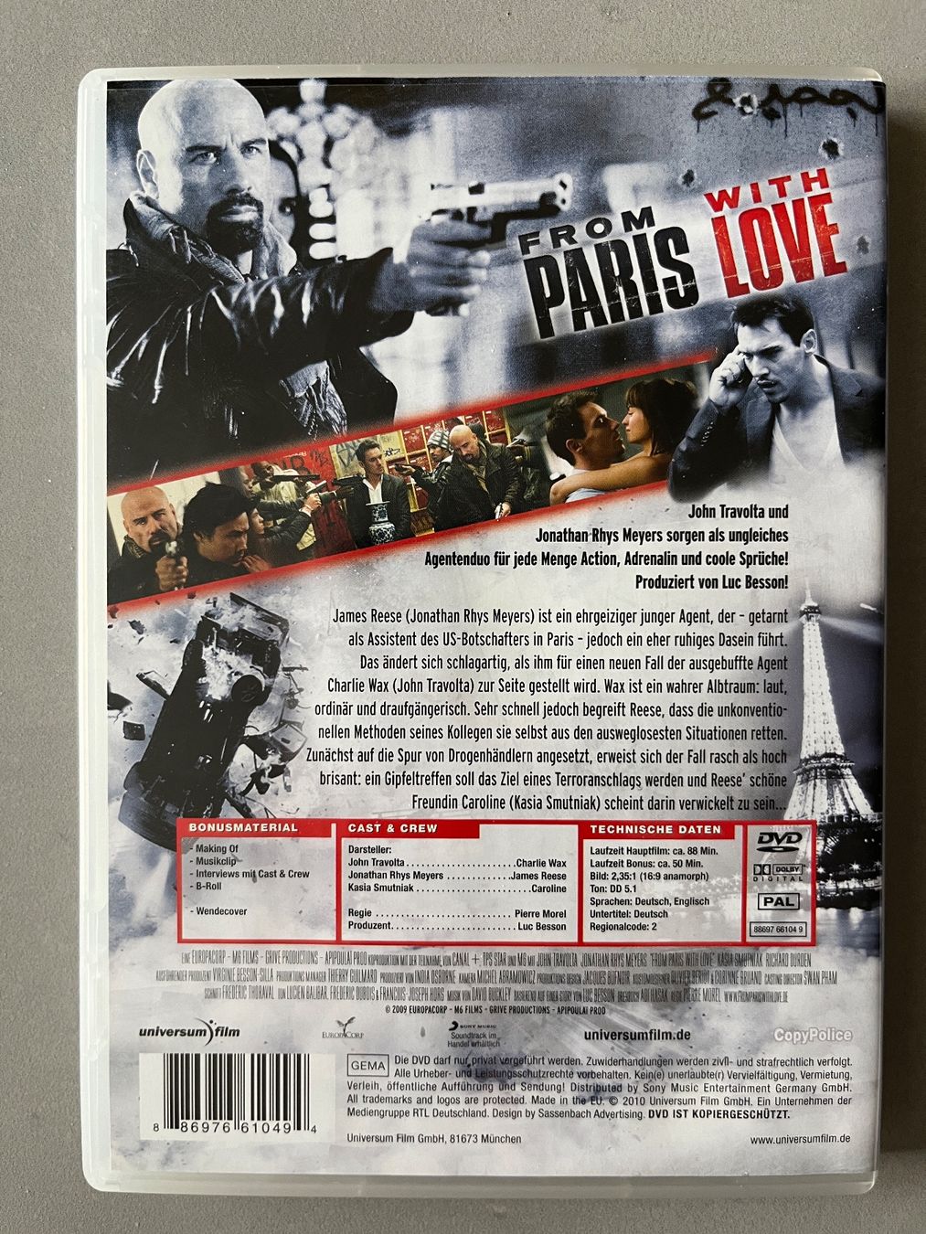 From Paris with Love (2009) DVD 📀 (Neu (gemäss Beschreibung)) in Sierre ...