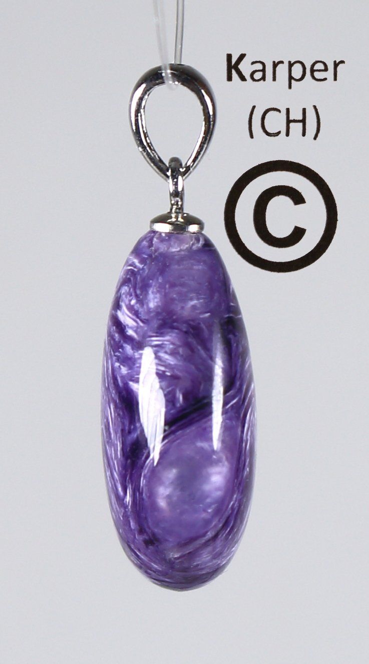 Charoit - Charoït Anh / Pendent Charoite - Charoïte, S 925 R (Neu und ...