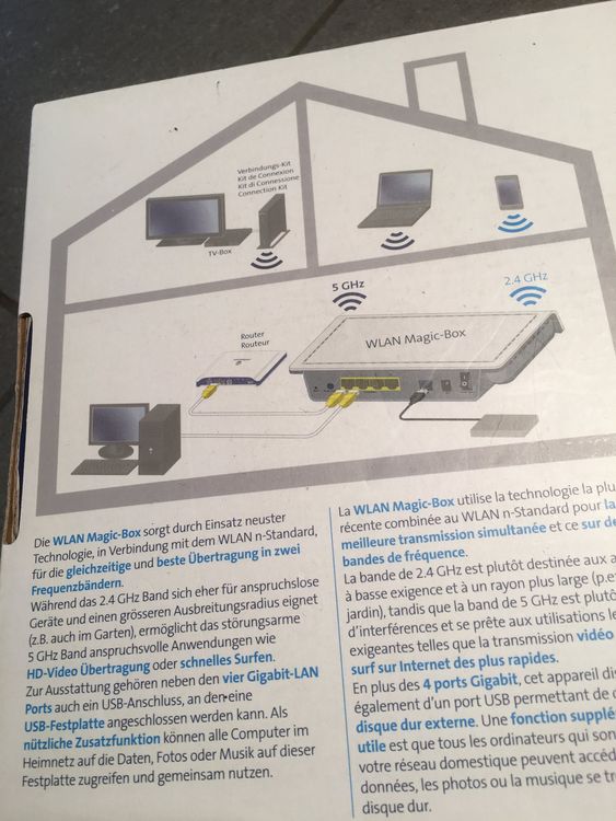 WLAN Magic-Box Swisscom (Concurrent Access Point) Air 4742 (Neu und ...