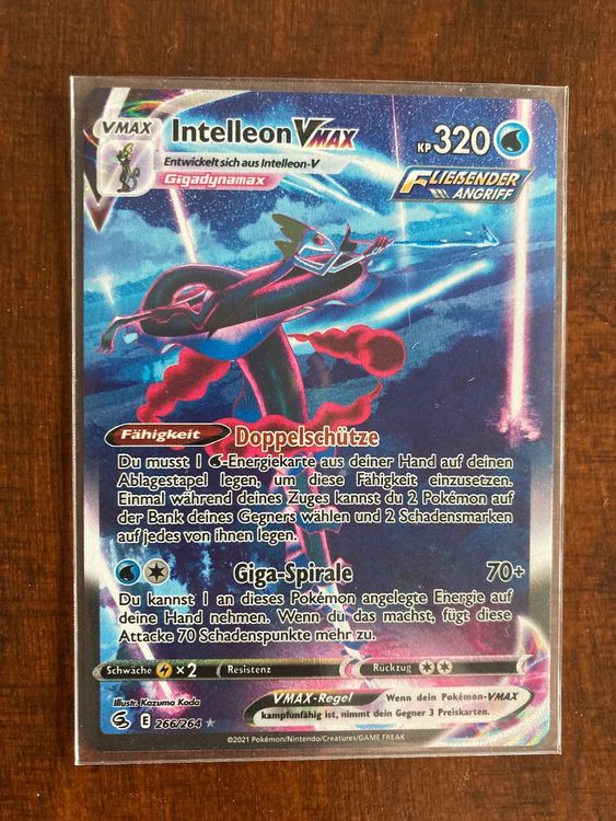 Pokemon holo VMax Intelleon (Gebraucht) in Bachenbülach für CHF 9 – mit ...