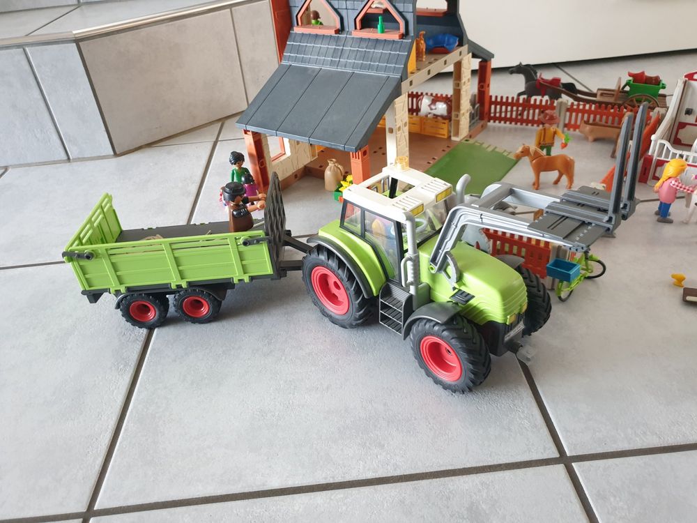 Erstaunlich Playmobil Traktor Grun Fotos