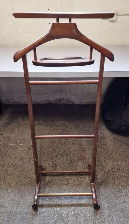 Vintage Valet de Chambre Butler Valet Stand einreihig Holz K | Kaufen ...