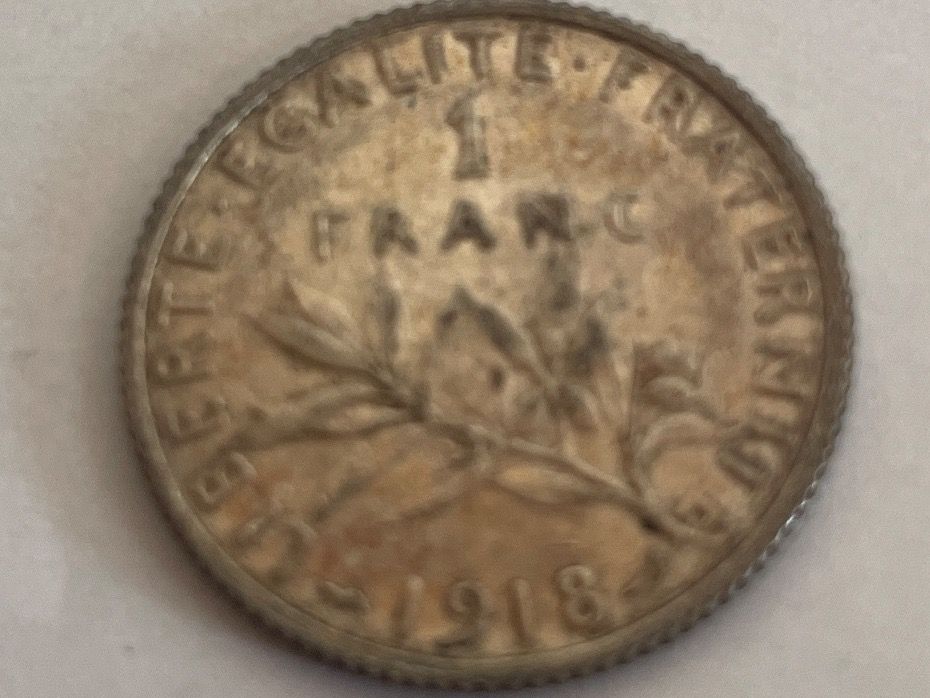 1 franc 1918 en argent | Kaufen auf Ricardo