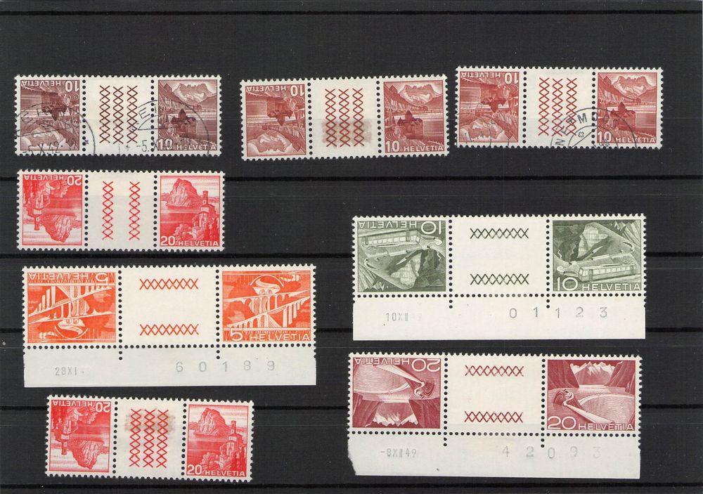 Kehrdrucke mit Zwischensteg mit Falz (Gebraucht) in Reichenburg für CHF 1 – mit Lieferung auf ...