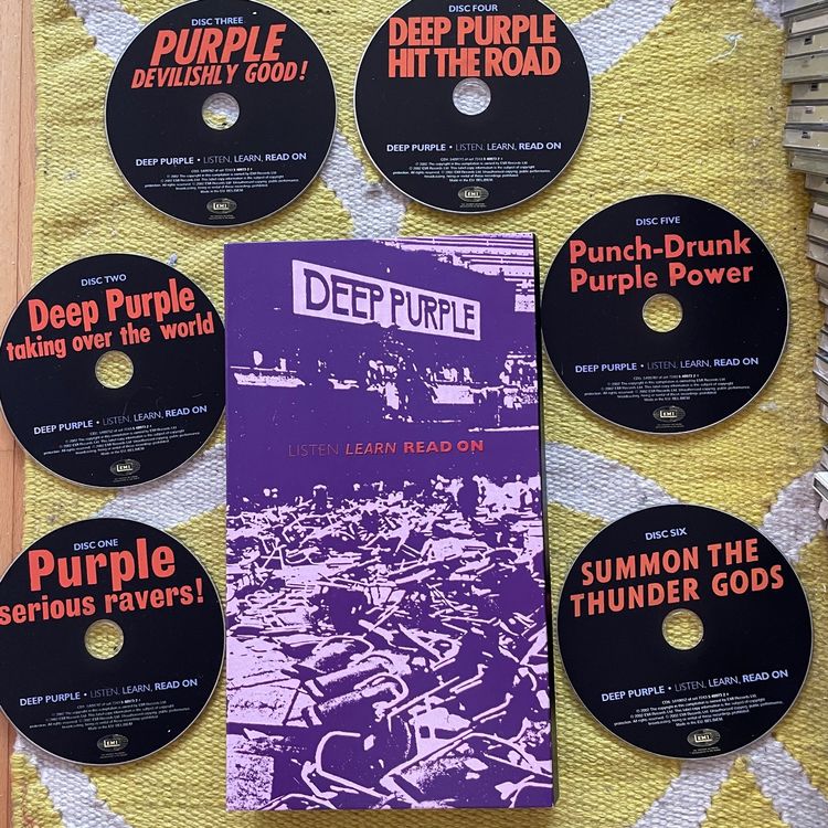DEEP PURPLE-6CD BOX LIMITED EDITION LISTEN LEARN READ ON | Kaufen auf ...