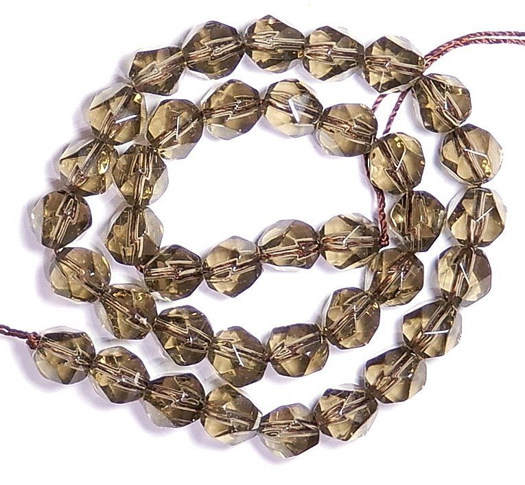 1 Strang echte 1AA Rauchquarz Perlen facettiert 10 MM (Neu (gemäss Beschreibung)) in Müllheim ...