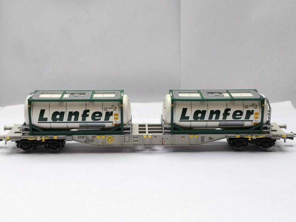 Roco H0 77342 Containertragwagen Sgnss AAE | Kaufen auf Ricardo