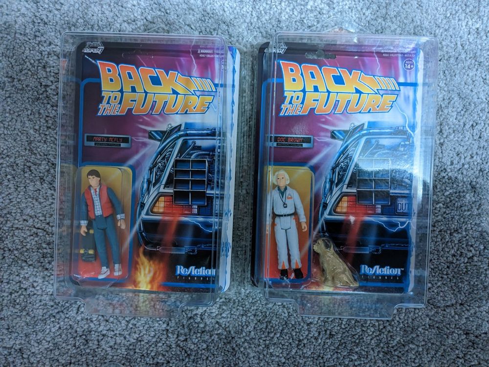ReAction Back to the Future - Action Figure Full Collection (Neu und ...