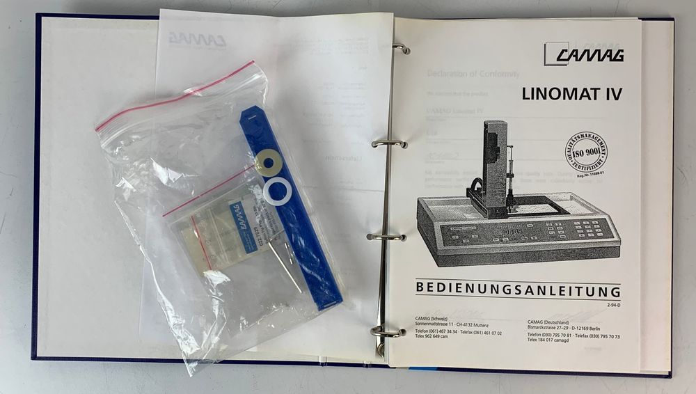 Camag Linomat IV Automatic TLC Plate Sampler (Gebraucht) in Hölstein für CHF 580 – mit Lieferung ...