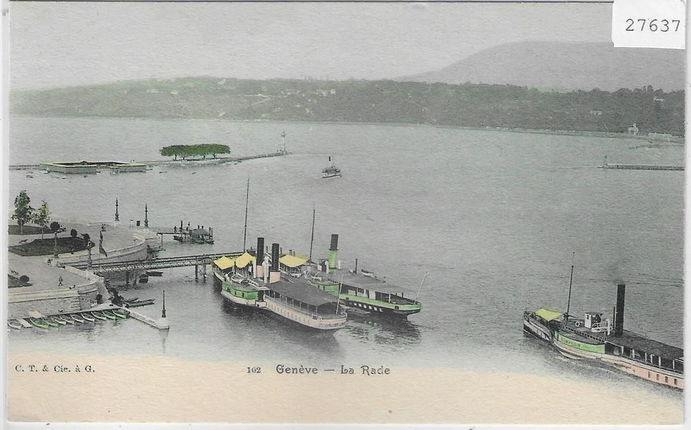 Geneve - La Rade - Dampfschiffe (Gebraucht) in Ettingen für CHF 2 – mit ...