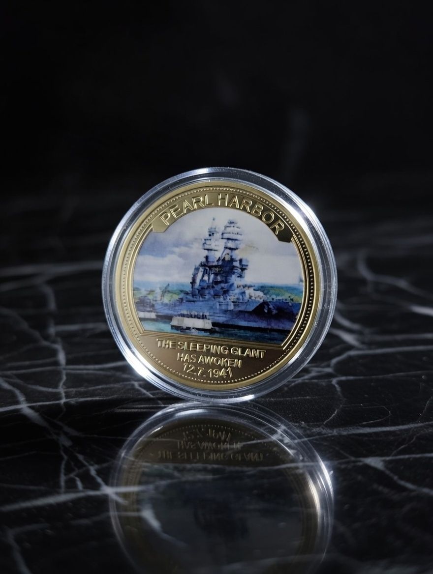 USS Arizona BB-39 Gedenkmuenze zum 60. Jahrestag Pearl Harbo (Neu ...