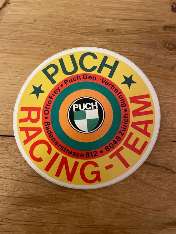 Vintage Puch Racing-Team Abziehbild, Sticker (Gebraucht) in Winterthur ...