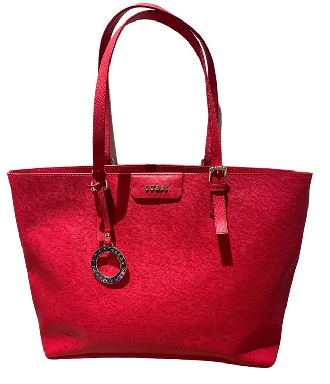 GUESS SHOPPER TASCHE ROT TOLLE FARBE | Kaufen auf Ricardo