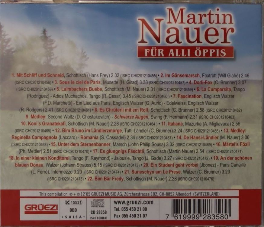 Martin Nauer – Für Alli Öppis | Kaufen auf Ricardo