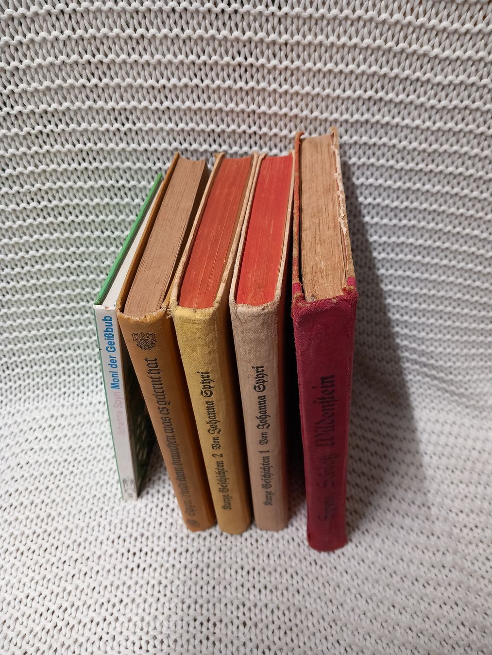 Johanna Spyri 5 antike Bücher, Heidi, Moni, Wildenstein (Gebraucht) in ...