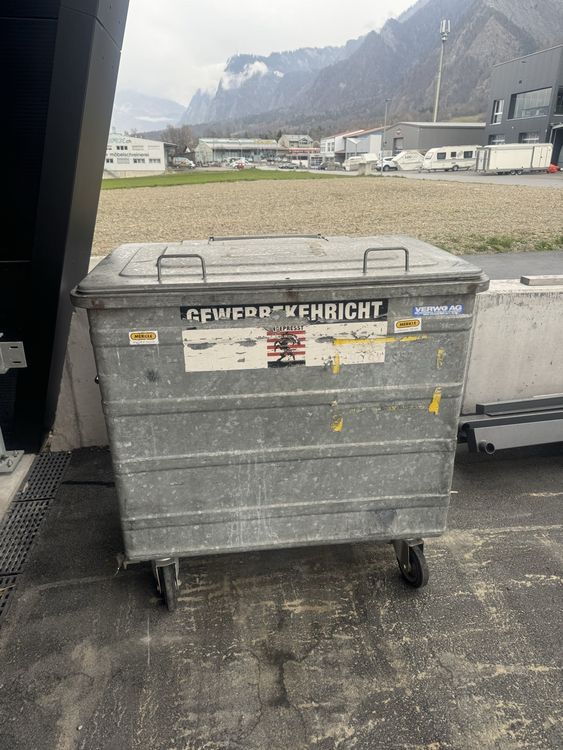 Abfallcontainer Abrollbehälter mit Rollen, 1100 Liter (Gebraucht) in ...