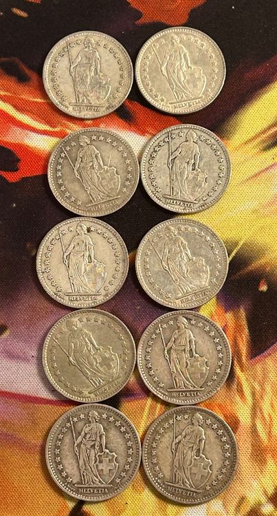 Lots de 1 frs suisse argent | Kaufen auf Ricardo