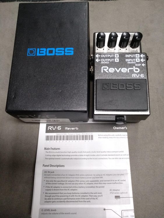 Boss RV-6 Digital Reverb!! NP 164 Chf | Kaufen auf Ricardo