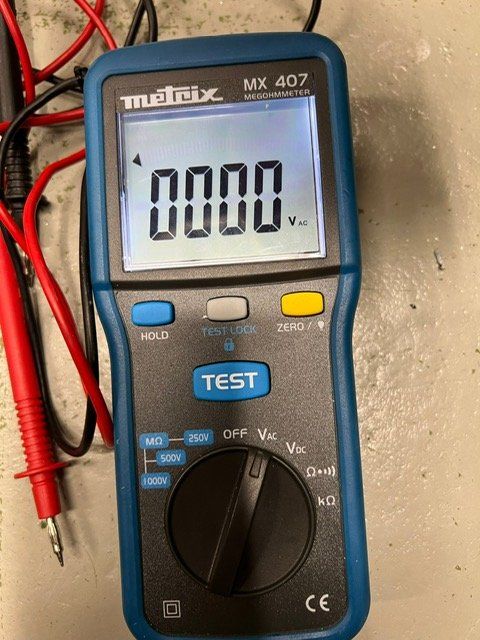 Metrix Megohmeter MX407 / Multimeter elektrische Prüfdrähte (Gebraucht ...