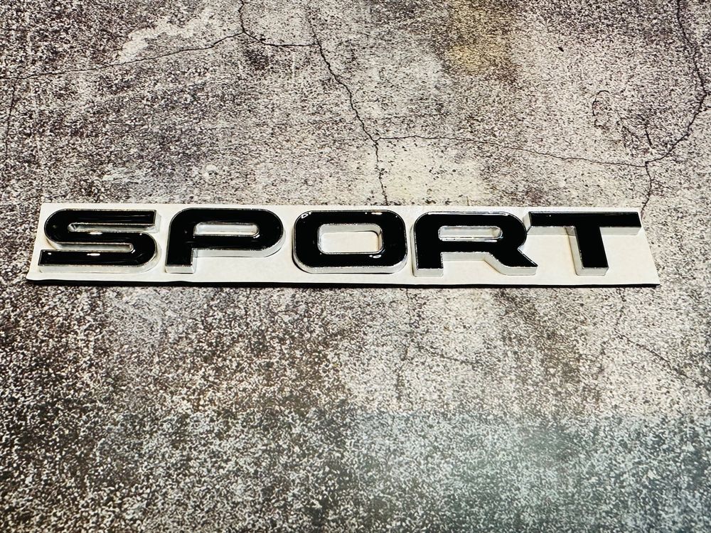 Range Rover Sport Emblem Logo Schriftzug Schwarz/Chrom Neu | Kaufen auf ...