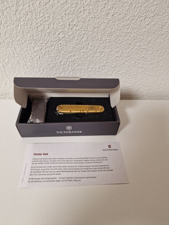 Victorinox Climber Gold Limited Edition 2016 (Neu und originalverpackt ...