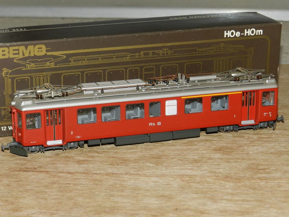 Bemo H0e Triebwagen der RhB (Gebraucht) in für CHF 83 – mit Lieferung ...