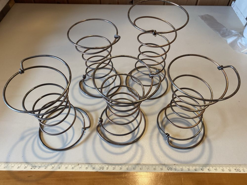 5 Bettfedern Sprungfedern zum Basteln Kupfer (Gebraucht) in Buchs SG ...