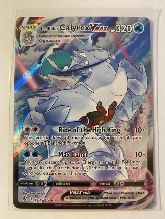 Pokemon Ice Rider Calyrex VMax TG15/TG30 Astral Radiance EN | Kaufen ...