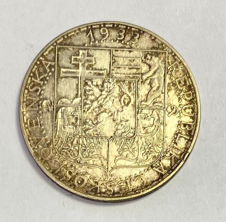 Czechoslovakia 20 korun, 1933 Silver coin | Kaufen auf Ricardo