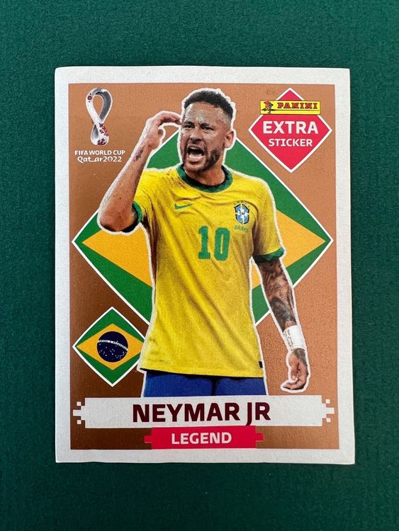 Panini Extra Sticker WM 2022 NEYMAR JR Legend Bronze | Kaufen auf Ricardo