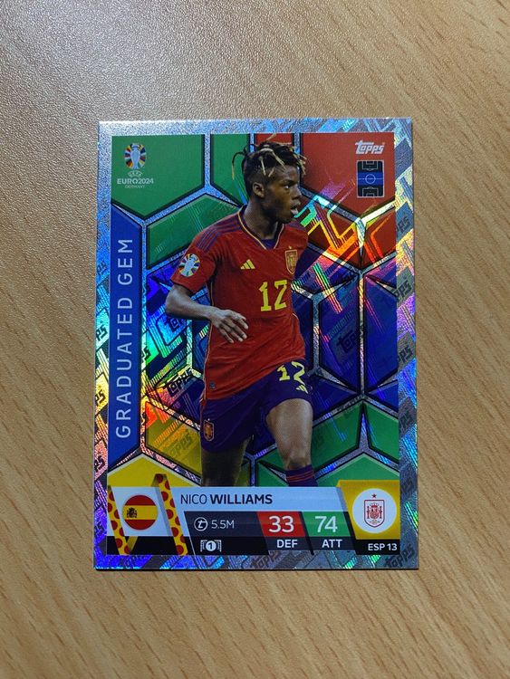 Topps Match Attax Euro 2024 Nico Williams | Kaufen auf Ricardo Topps Match Attax Euro 2024 Nico Williams | Kaufen auf Ricardo