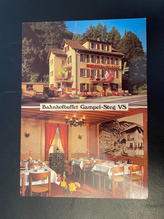 AK VS Gampel-Steg, Bahnhofbuffet | Kaufen auf Ricardo